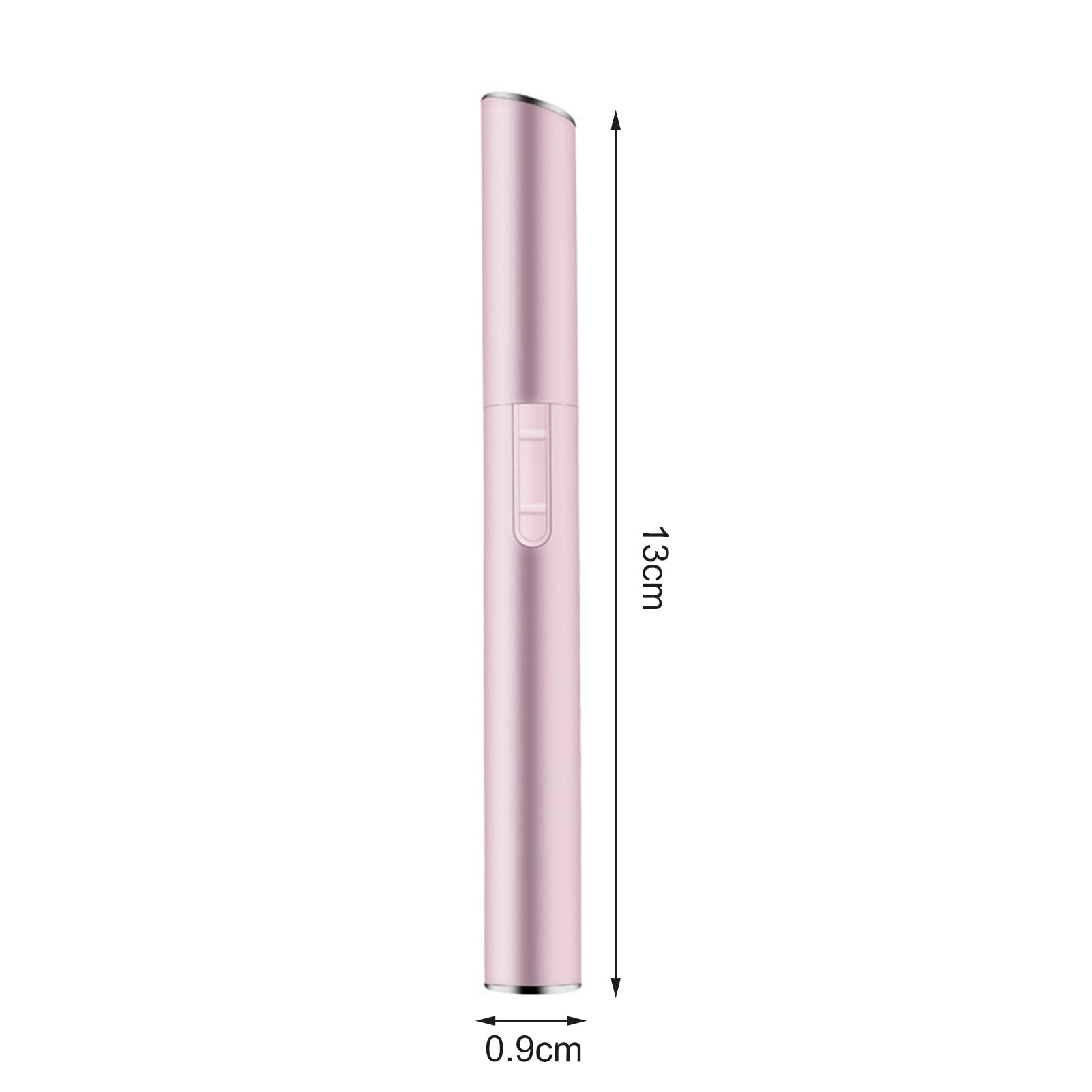 cdar Brow Trimmer,Painless Eyebrow & Facial Hair Trimmer for Men & Women, Battery Included Electric Groomer Pink
