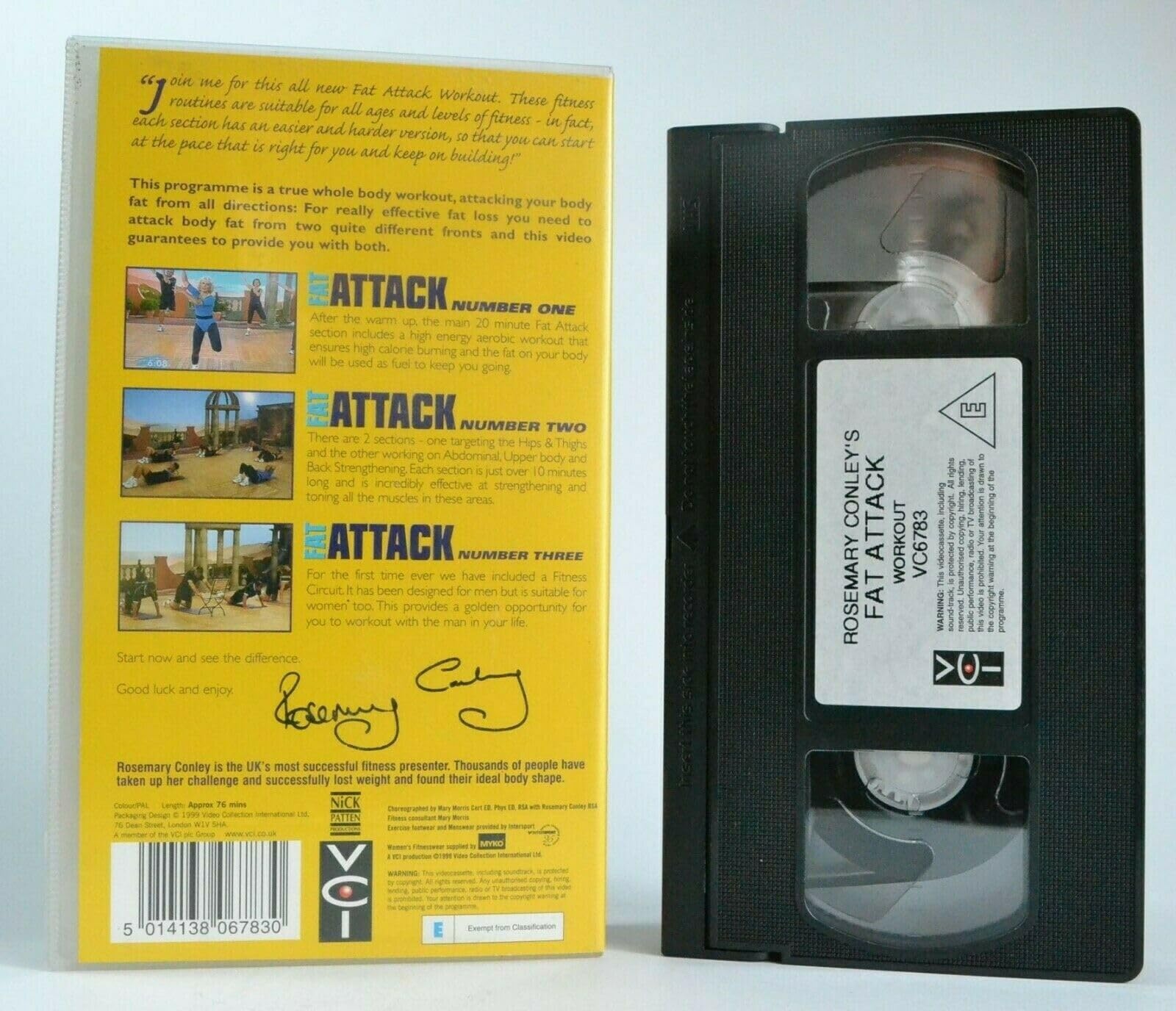 Rosemary Conley - Fat Attack [VHS]