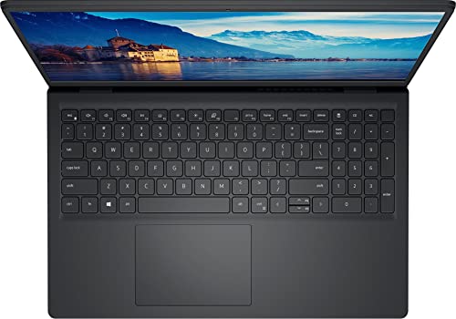Dell Inspiron Laptop, 15.6" HD Display, AMD Ryzen 5 3450U Processor, 16GB RAM, 1TB SSD, Webcam, HDMI, SD Card Reader, Wi-Fi, Windows 11 Home, Carbon Black