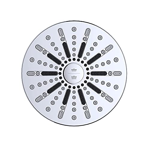 Design House 582718-PC Ian Modern 8-inch 2-Function Showerhead, Polished Chrome