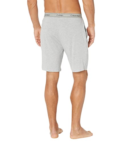 Calvin Klein Men's Ultra Soft Modern Modal Lounge Sleep Short, Grey Heather, M