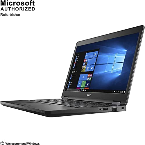 Dell Latitude 5490 Notebook 14 FHD (1920 x 1080) Business Laptop, Intel Core i5-8350 1.7GHz to 3.4GHz, 16GB RAM 512GB SSD, Backlit Keyboard, Bluetooth, Wi-Fi, CAM, Windows 10 Pro (Renewed)