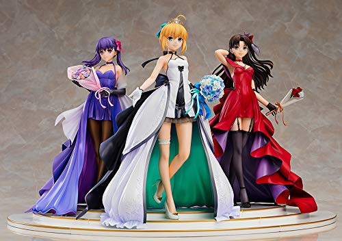 Fate stay night 1/7 Scale Figure Collection Saber, Rin Tohsaka and Sakura Matou ~15th Celebration Dress Ver.~ Premium Box