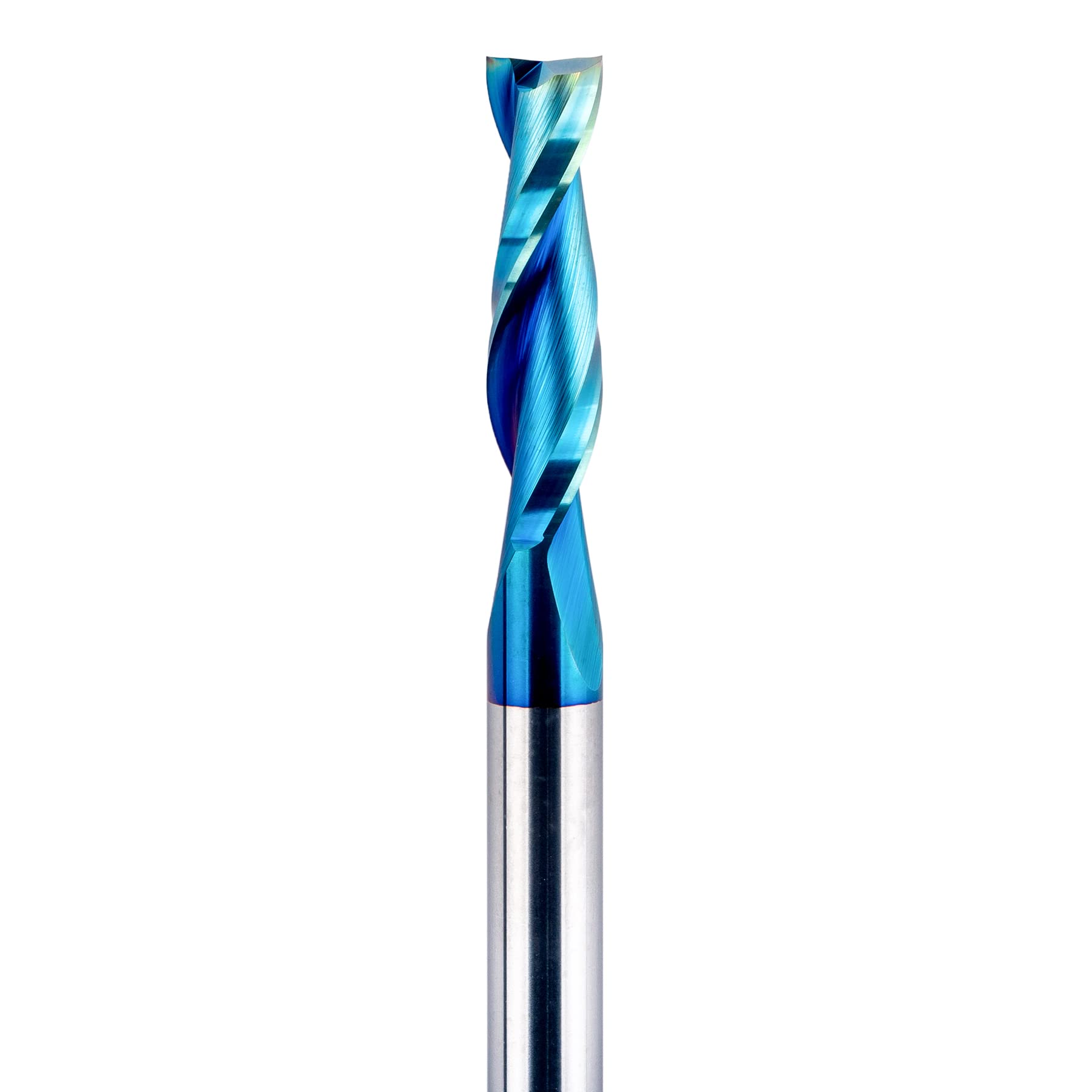 BITITZ 2-Piece Up Cut Carbide Spiral Router Bit 1/4inch Shank 1/4inch Cutting Diameter for CNC Router Machine Woodwork Engraving Carving