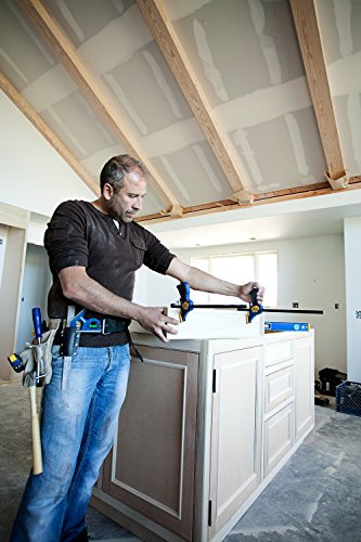 BLACK+DECKER Portable Workbench, Project Center and Vise with IRWIN QUICK-GRIP Clamps, One-Handed, Mini Bar, 6-Inch, 4-Pack (WM425-A & 1964758)