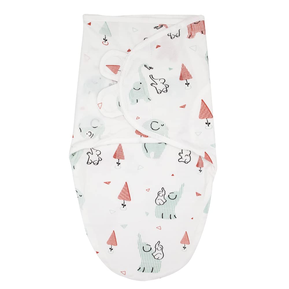 Baby Swaddle Blanket Boy Girl,Super Soft Material Newborn Adjustable Swaddles for 3-6 Months,2-Way Zipper Sleep Sack 1 Pack Wrap Set(Medium/Large)