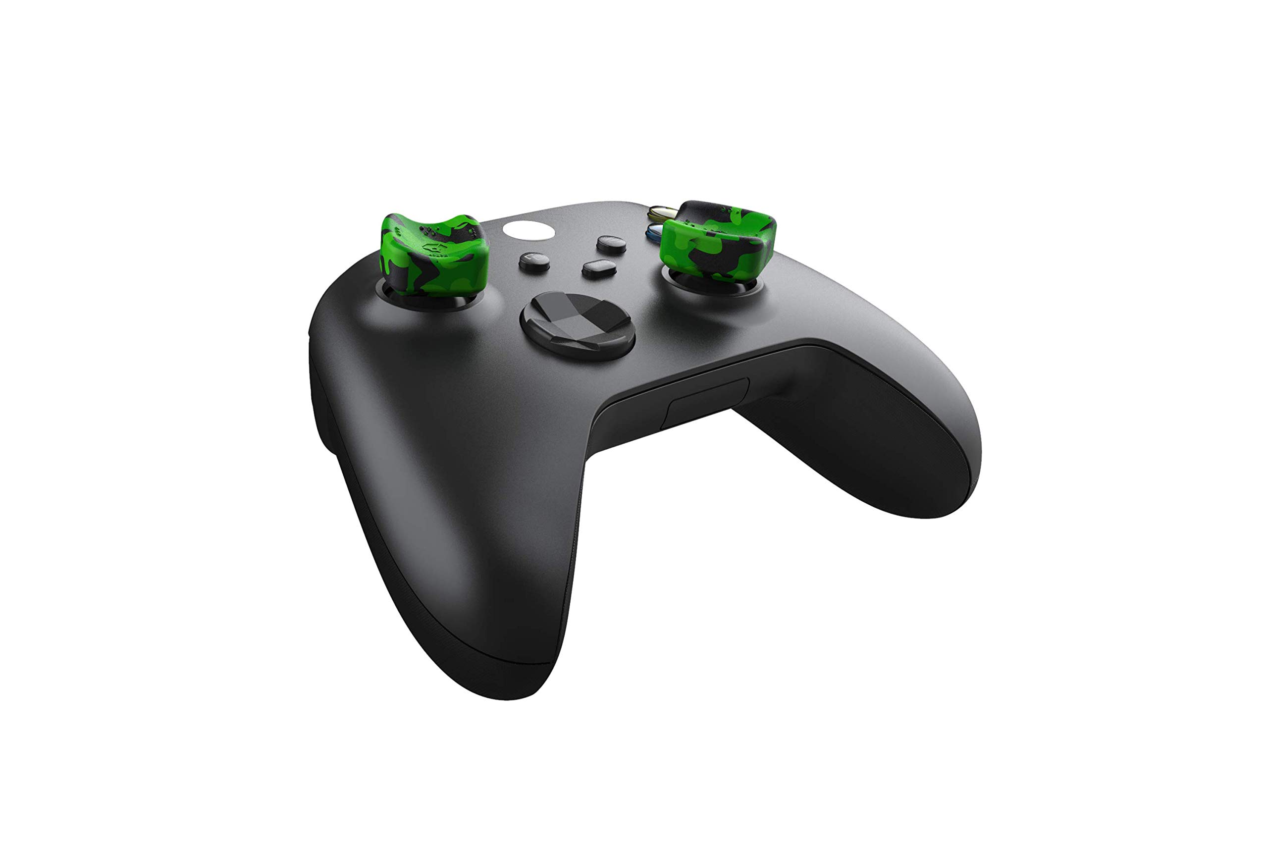 Gioteck STGX Thumb Grips Xbox Series X/S – Caps/Caps/Protective Silicone for Xbox X/S Joysticks Grips – Anti Slip – Aim – Xbox Series X/S Controller Protector – Camo Green