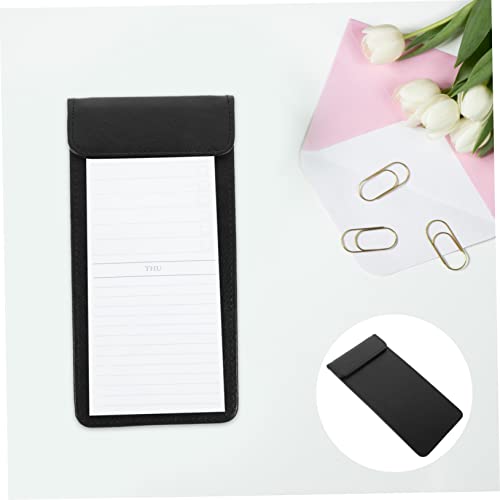 Cabilock 5pcs Bill Folder Office folders Leather File Folder Letter Size clipboards Pocket clipboard exam Paper Clips Business Agent Writing Board Small menu Cardboard Notebook a6 Pencil