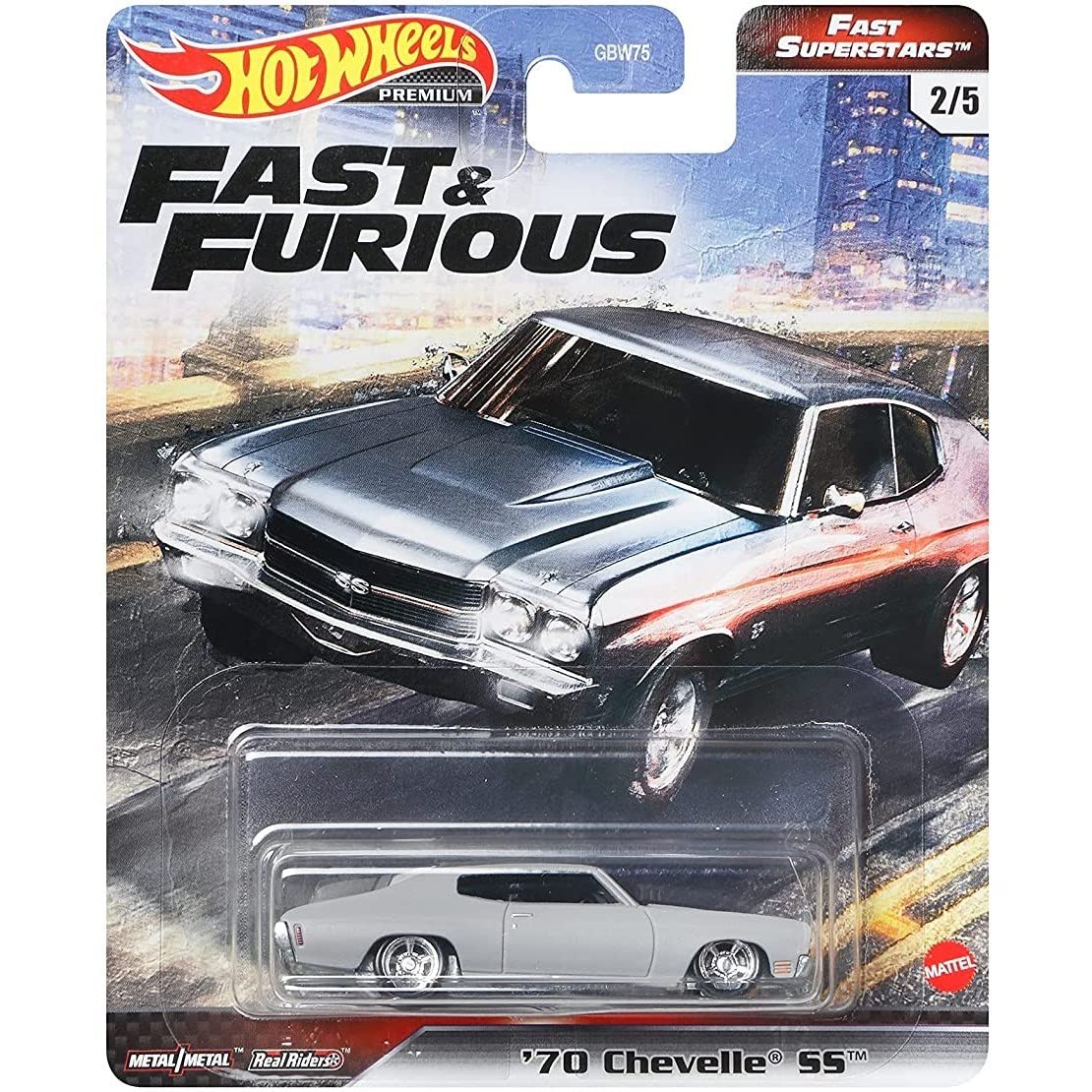 Hot Wheels Fast & Furious Collection of 1:64 Scale Vehicles from The Fast Film Franchise, Modern & Classic Cars, Great Gift for Collectors & Fans of The Movies