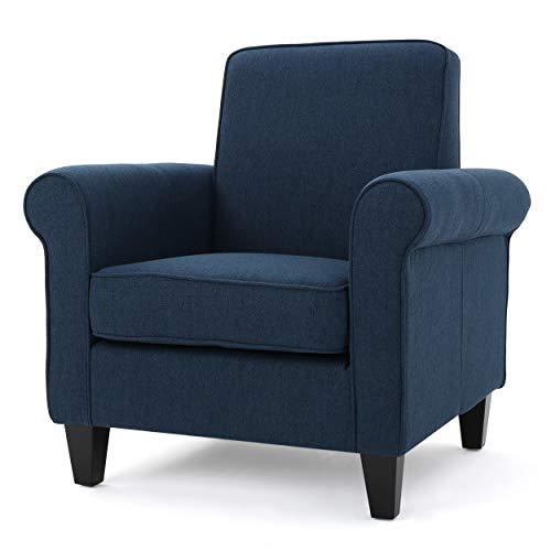Christopher Knight Home Freemont Fabric Club Chair, Dark Blue Dimensions: 30.75âD x 28.75âW x 33.00âH