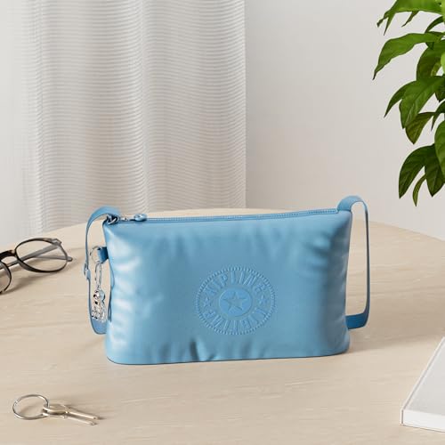 Kipling womens Women’s Atlez Duo Pouch Gift Set, Includes Holiday Gifting Box, Lightweight Nylo Crossbody Handbag, Dynamic Beetle, 9.75 L x 6.5 H 1.25 D US