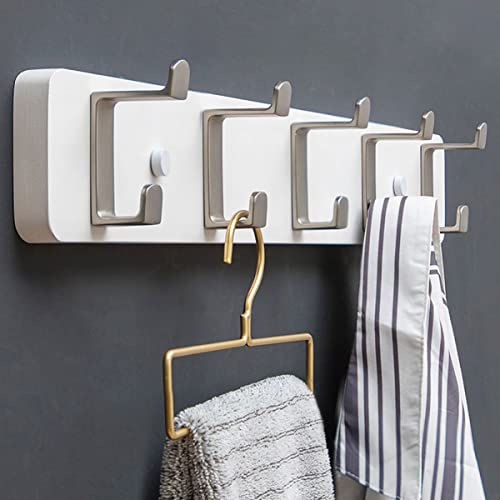 Cabilock Hat Hanger 1 Set Towel Bedroom Hanging Hangers Hat Khaki for Use Rack Duty White Wall Hanger Bathroom Heavy Key Kitchen Self Coat Wooden Hook Clothes Dorm Hooks Mounted Ceiling Ceiling Hook