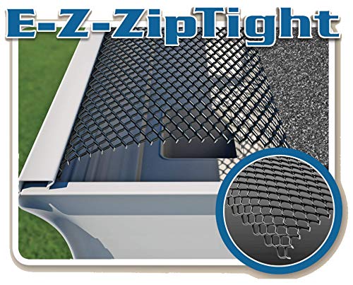 E-Z-GUTTER GUARD EZ-ZipTight-10 Gutter Guard, Black