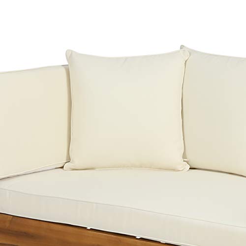Christopher Knight Home Patrick Outdoor Acacia Wood Expandable Daybed with Water Resistant Cushions, Teak