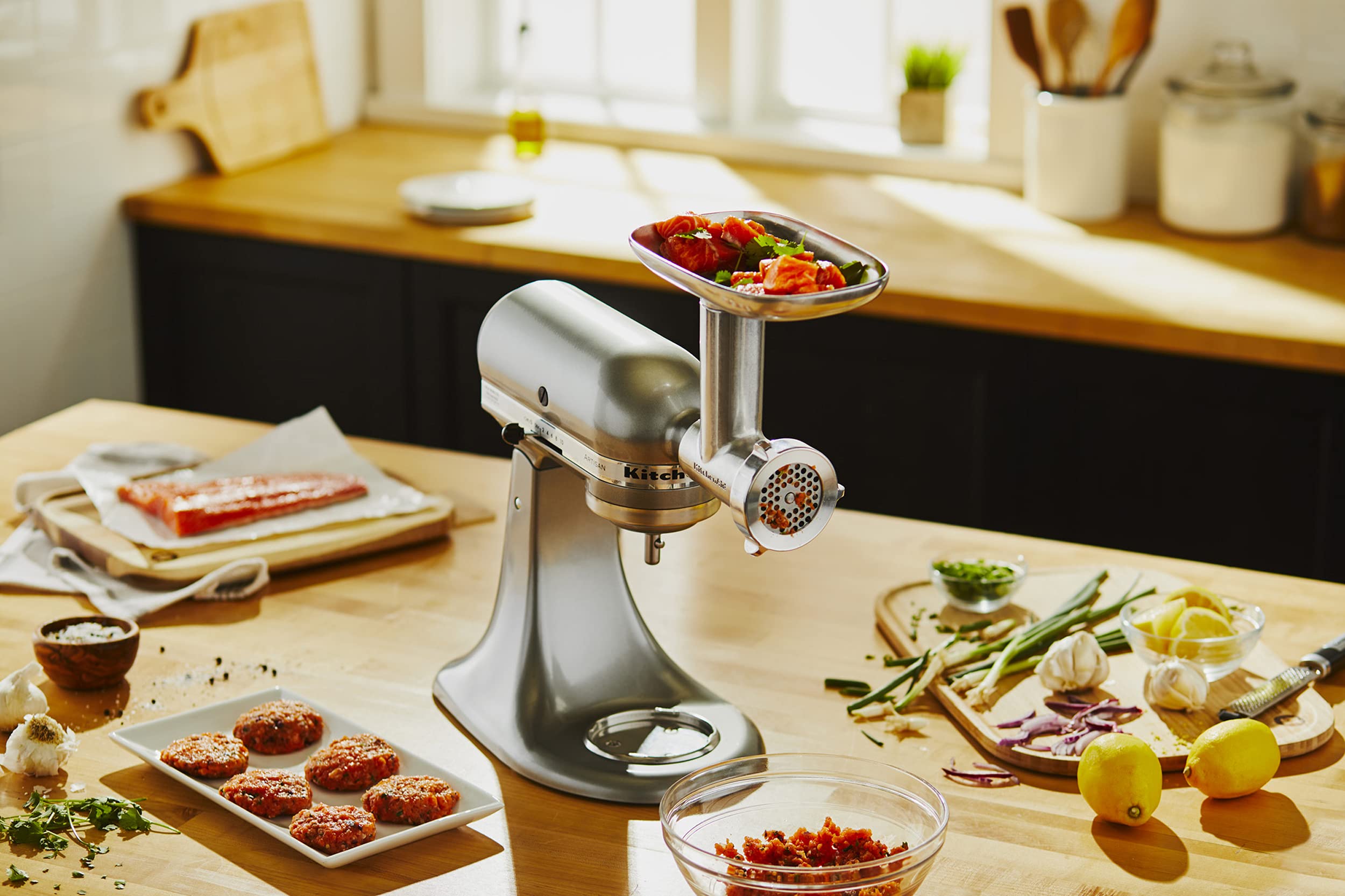 KitchenAid KSMMGAQ Metal Food Grinder Attachment