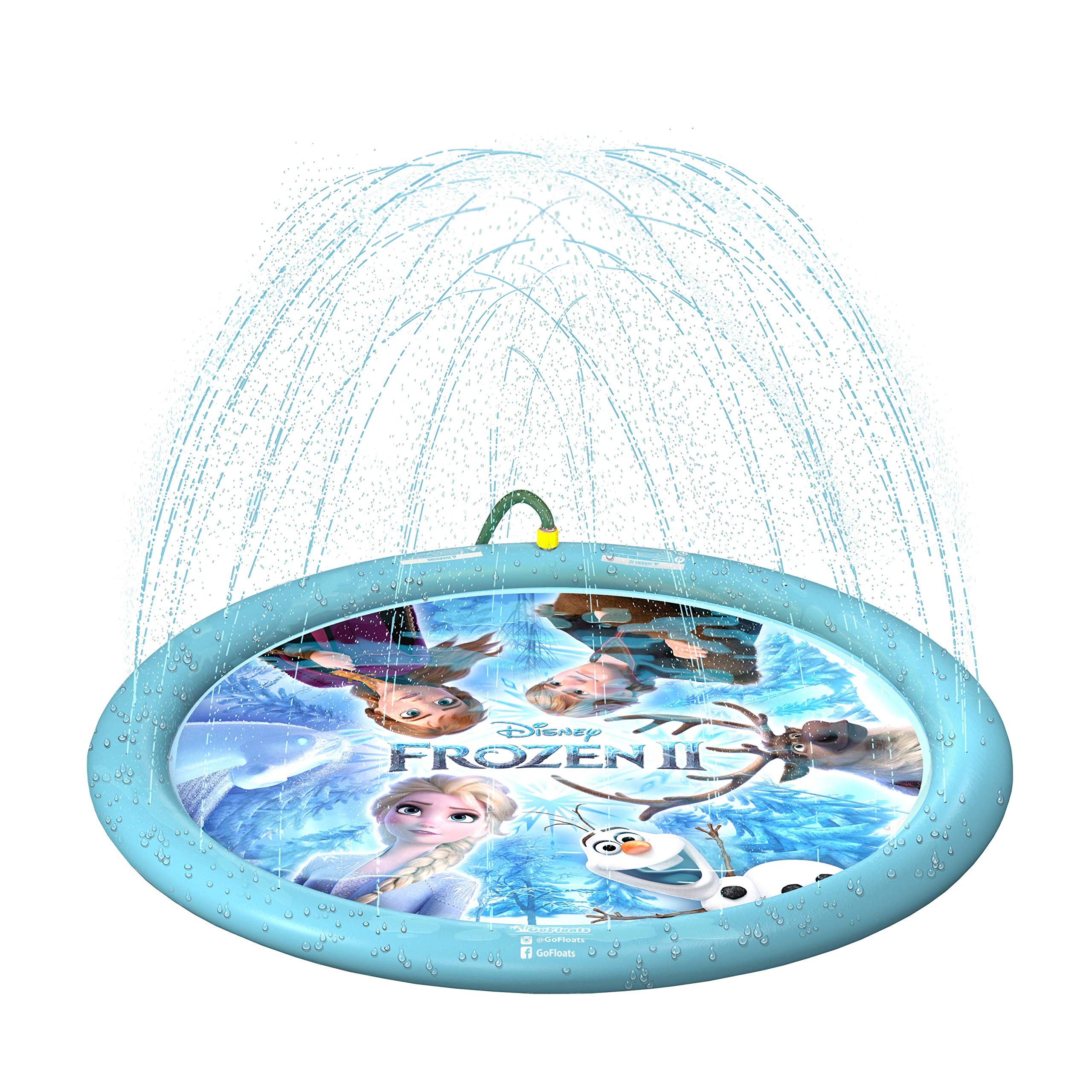 GoFloats Disney Pixar Splash Pad Mats and Water Sprinklers for Kids - Frozen, Cars, Mickey, Nemo and Toy Story