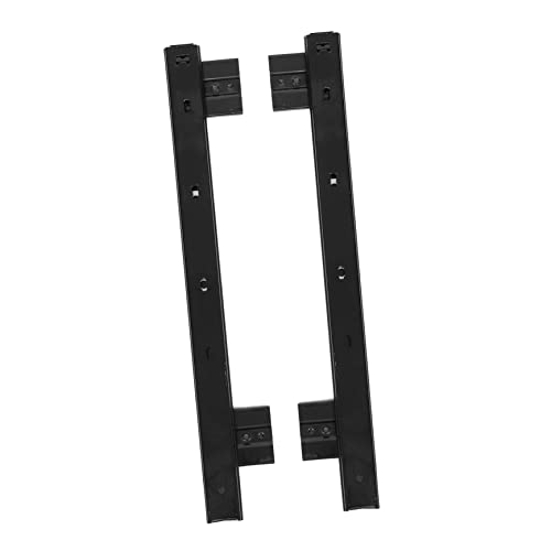 Ciieeo 2 Pairs Keyboard Rails Keyboard Rack Keyboard Stand Adjustable Keyboard Slide Keyboard Slide Out Tray Cabinet Slider Computer Sliding Keyboard Hardware Office Drawer Steel Desk