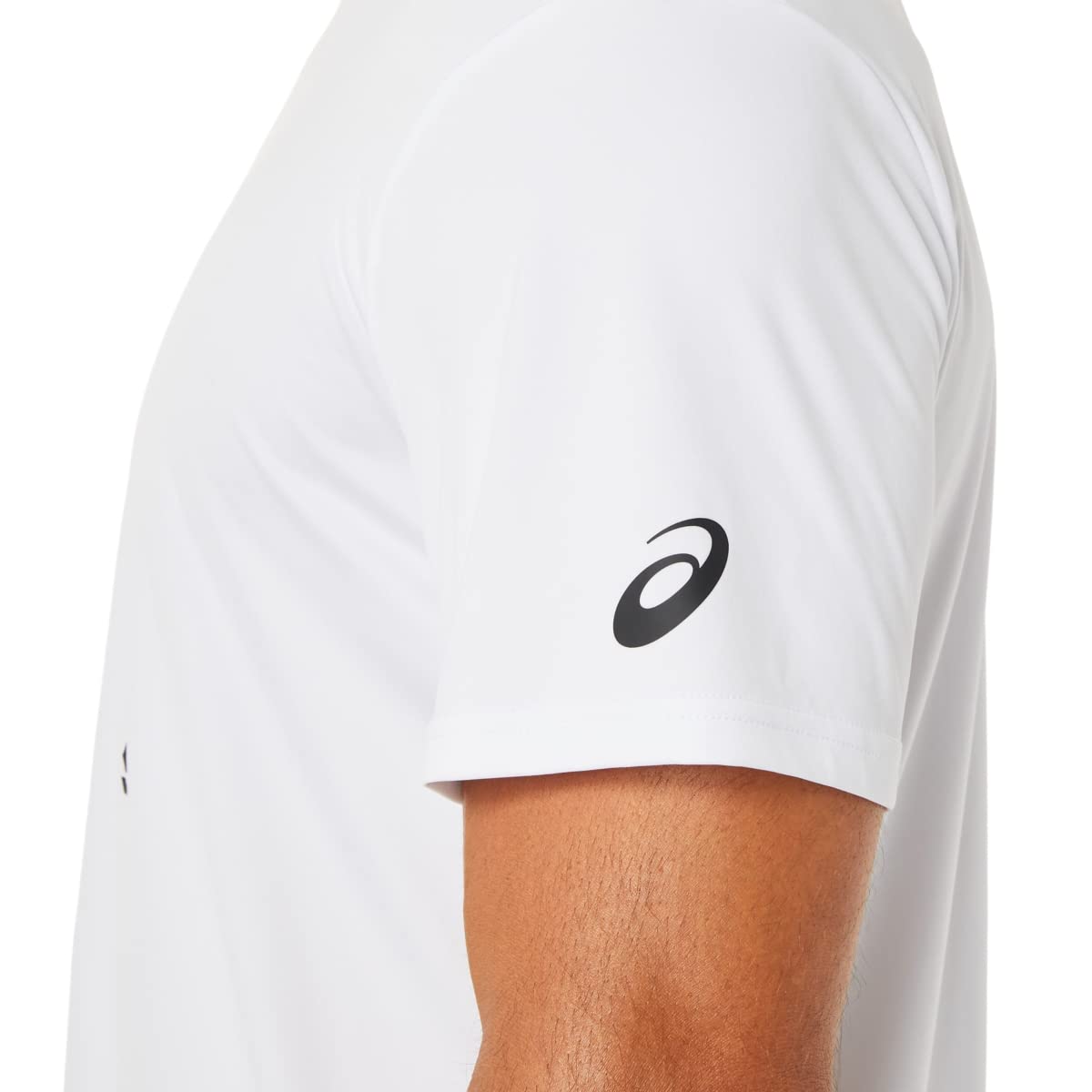 ASICS Men's Court Spiral TEE Tennis Apparel, XL, Brilliant White