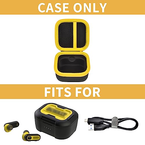 Earbud Case Compatible with DEWALT True Wireless Bluetooth TWS Headphones, Storage Holder for Jobsite Pro-X1 Wireless Earphone, Headset Charging Box & Accessories Pouch OrganizerĀ - Bag Only