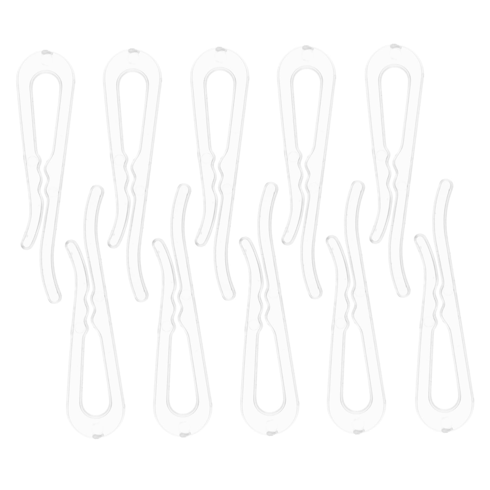 Ciieeo 300 Pcs U Shape Shirt Clips Scarf Clip Party Layout Clips Clothespin Pants Shirt Organizer Clips Garment Clips Alligator Clips Dresses Bra for Dress Clip Holder Tie Clips Christmas