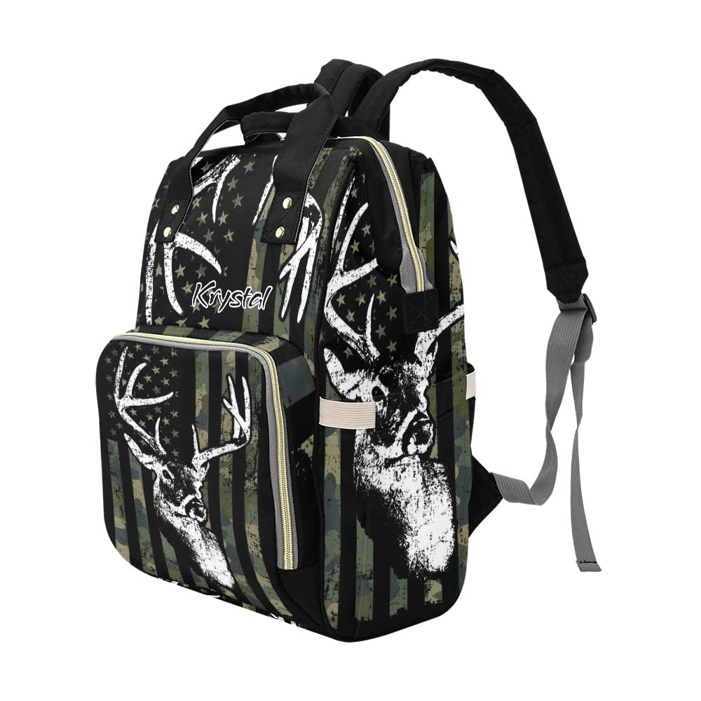 Diaper Bags with Name Waterproof Mummy Backpack Nappy Nursing Baby Bags Gifts Tote Bag for Women