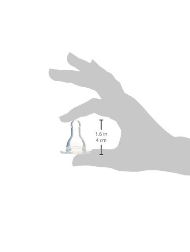 Lifefactory BPA-Free Stage 3 (6+ Months) Silicone Nipples 2-Pack