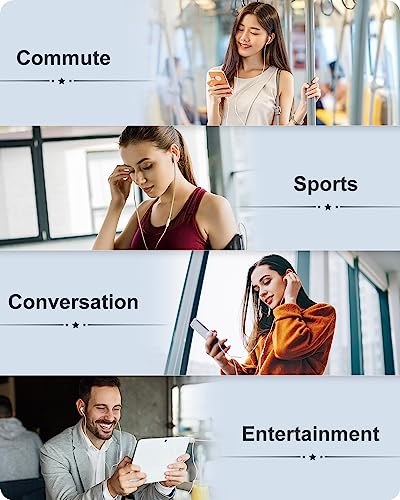 Earbuds Wired for iPhone Lightning Earphones Corded Headphones with Microphone Controller [MFi Certified] No Bluetooth Compatible with iPhone 14/13/12/11 Pro Max/XR/X/SE/8P/8/7P/7-All iOS System