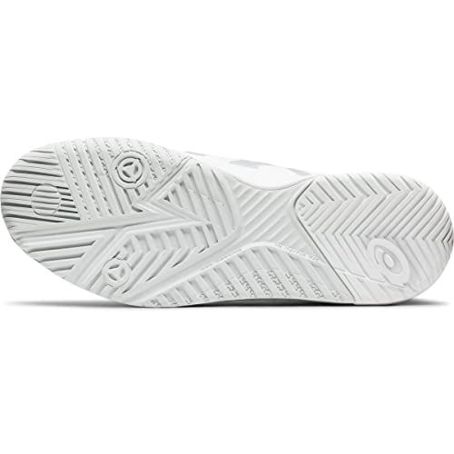 ASICS Men's Gel-Resolution 8 Tennis Shoes, 10.5, White/Pure Silver