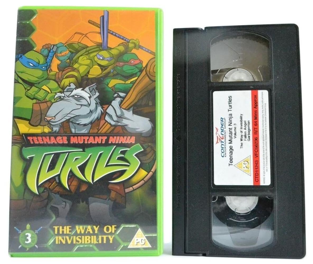 Teenage Mutant “Ninja” Turtles [Animation] Way Of Invisibility - Kid’s PG - VHS