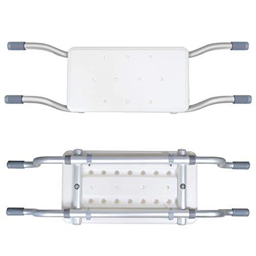 Bath Bench Seat Suspended,Heavy Duty Aluminum Alloy Bathtub Bathing Seat for Elderly, Disabled or Injured,Fits tub Having Width in The Range of 22.8"-34.6", 260 LBS Load