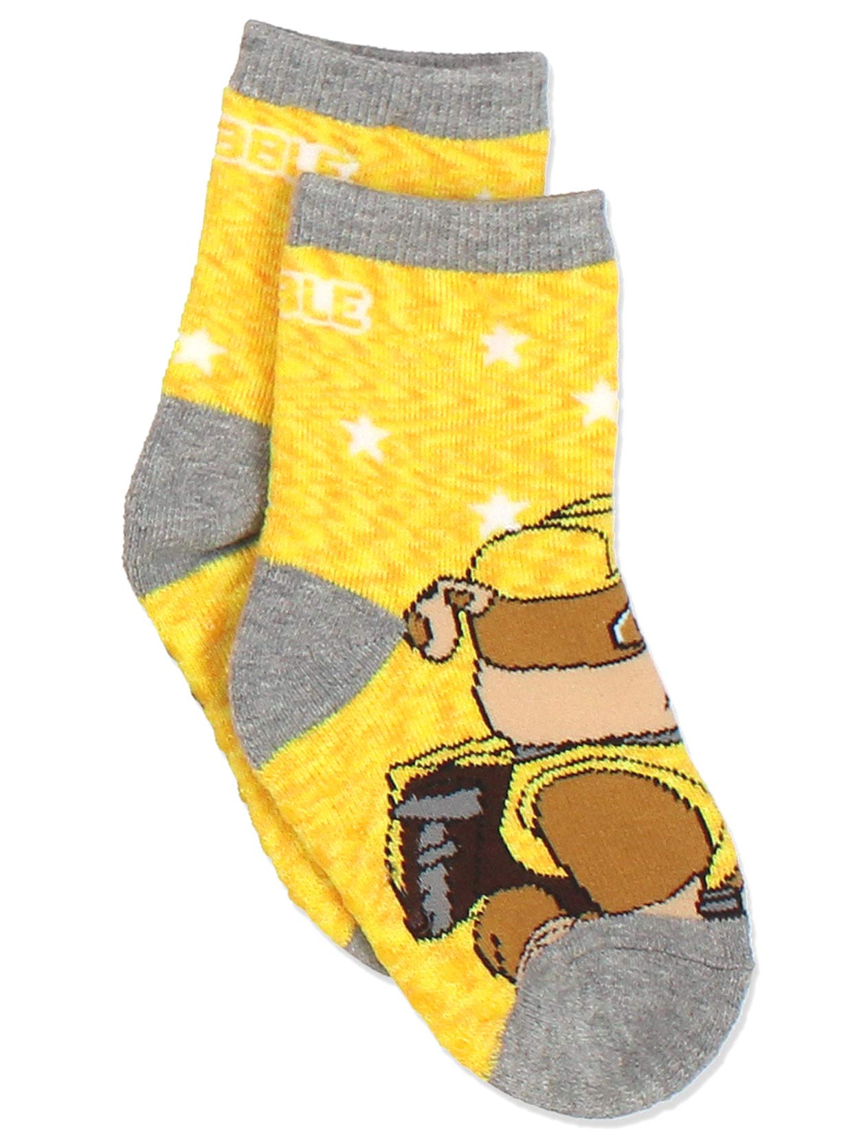 Paw Patrol Boys Girls 7 pack Socks with Grippers (Shoe: 7-10 (Sock:4-6), Grey/Multi)