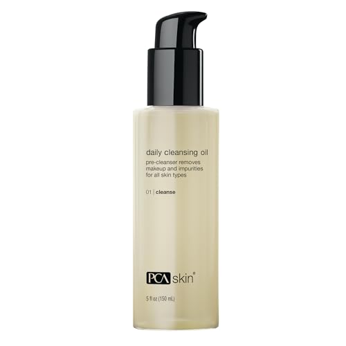 PCA SKIN Daily Face Cleansing Oil, Makeup Cleanser, Non-Irritating Oil Cleanser for Face, 5 fl oz Bottle