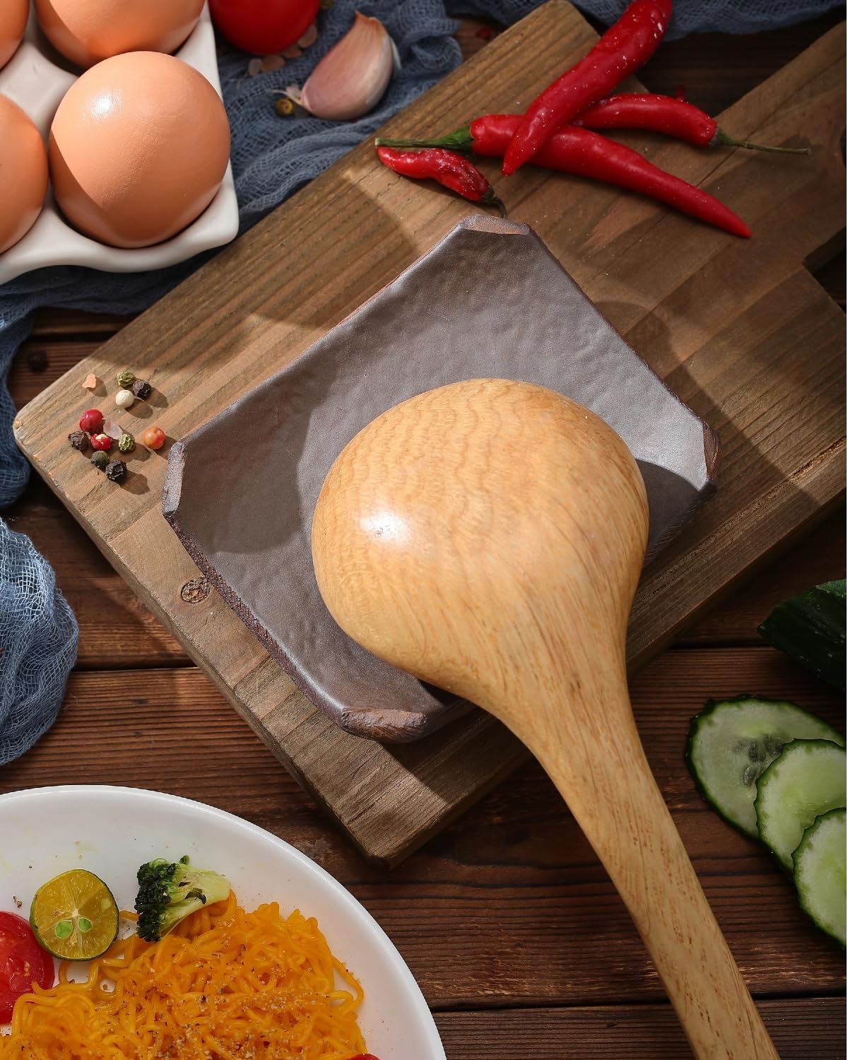 Ceramic Spoon Rest, Rustic Stove Top Spoon Holder, 4.3''Kitchen Counter Cooking Spoon Rest, Farmhouse Spoon Holder, Hand Made Creative Utensils Rest for Holding Spatula, Spoons, Ladles,Tongs