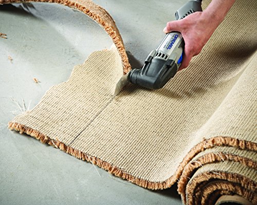 Dremel MM430 Multi Knife Oscillating Multi-Tool Accessory, Steel Blade Perfect for Cutting Flexible Materials - Universal Quick-Fit Interface Fits Bosch, Makita, Milwaukee, and Rockwell