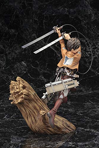 Kotobukiya Attack On Titan: Eren Yeager (Renewal Package Variant) ArtFX J Statue, Multicolor