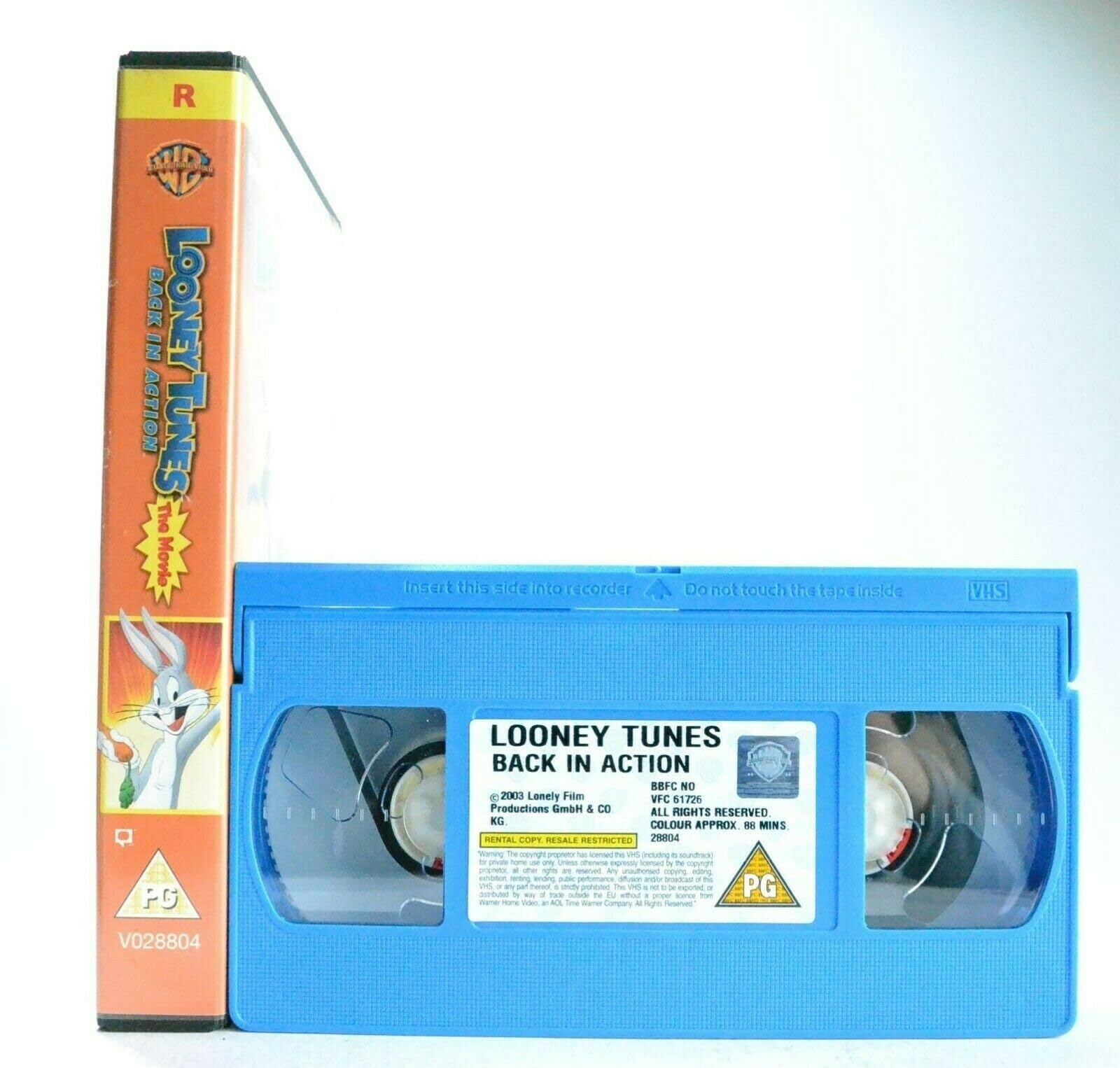Looney Tunes Back In Action: The Movie - Large Box - Ex-Rental - Kids - Pal VHS