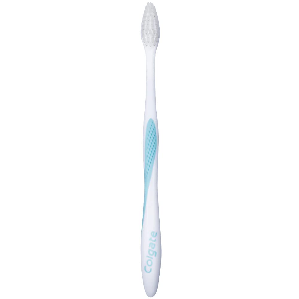 Colgate Wave Sensitive Toothbrush, Compact, Soft (Colors Vary) - Pack of 2