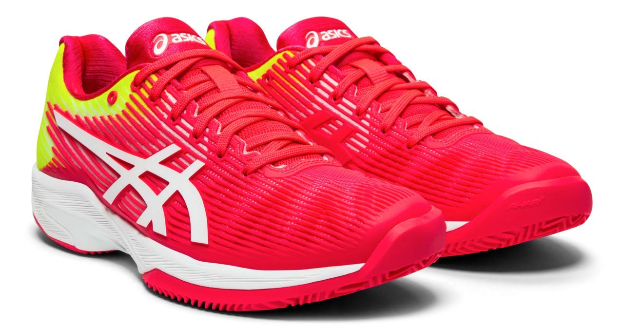 ASICS Women's Solution Speed FF Clay Tennis Shoes, Laser Pink/White, 10 M US