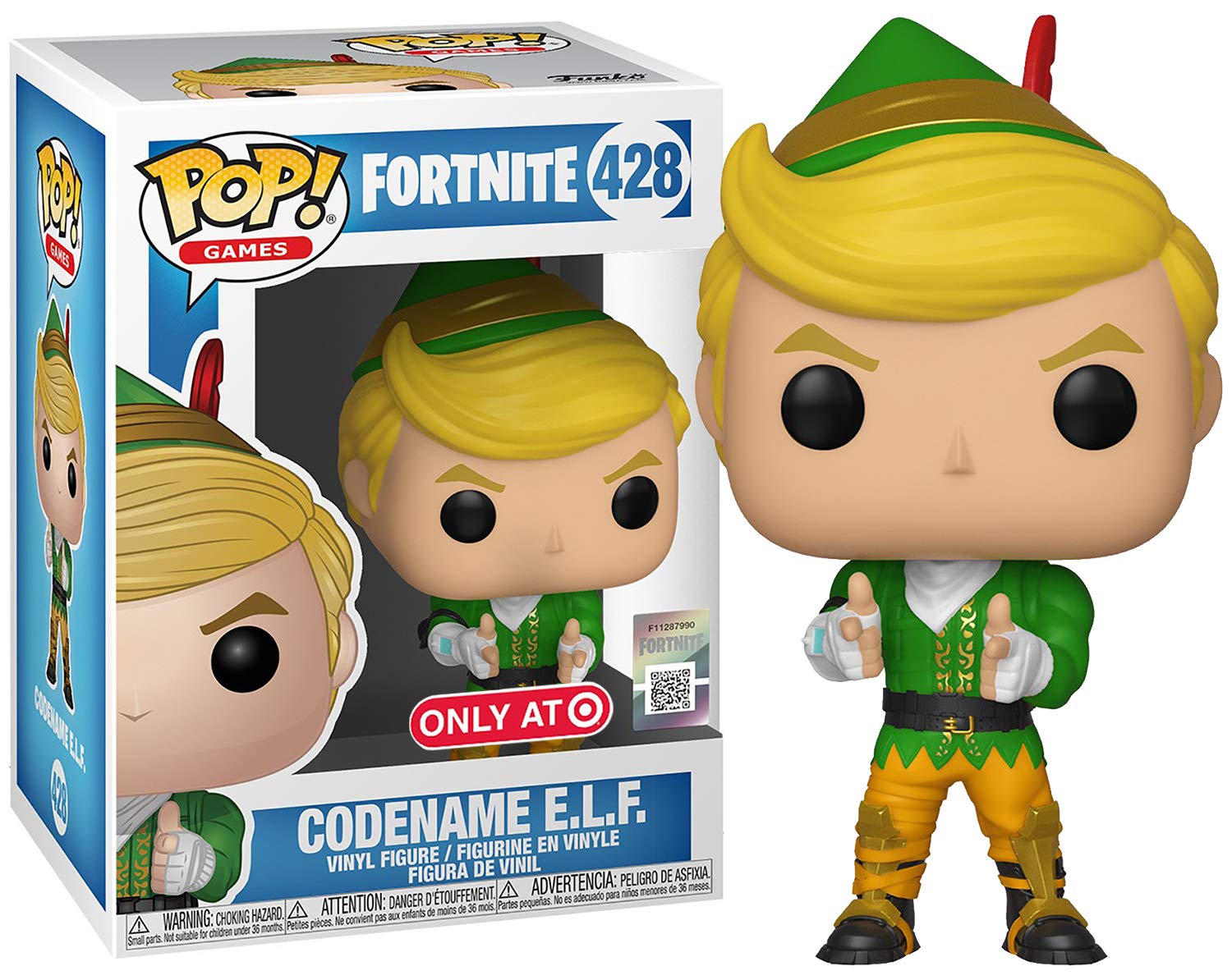 Funko Pop Games: Fortnite - Codename E.L.F Collectible Figure, Multicolor