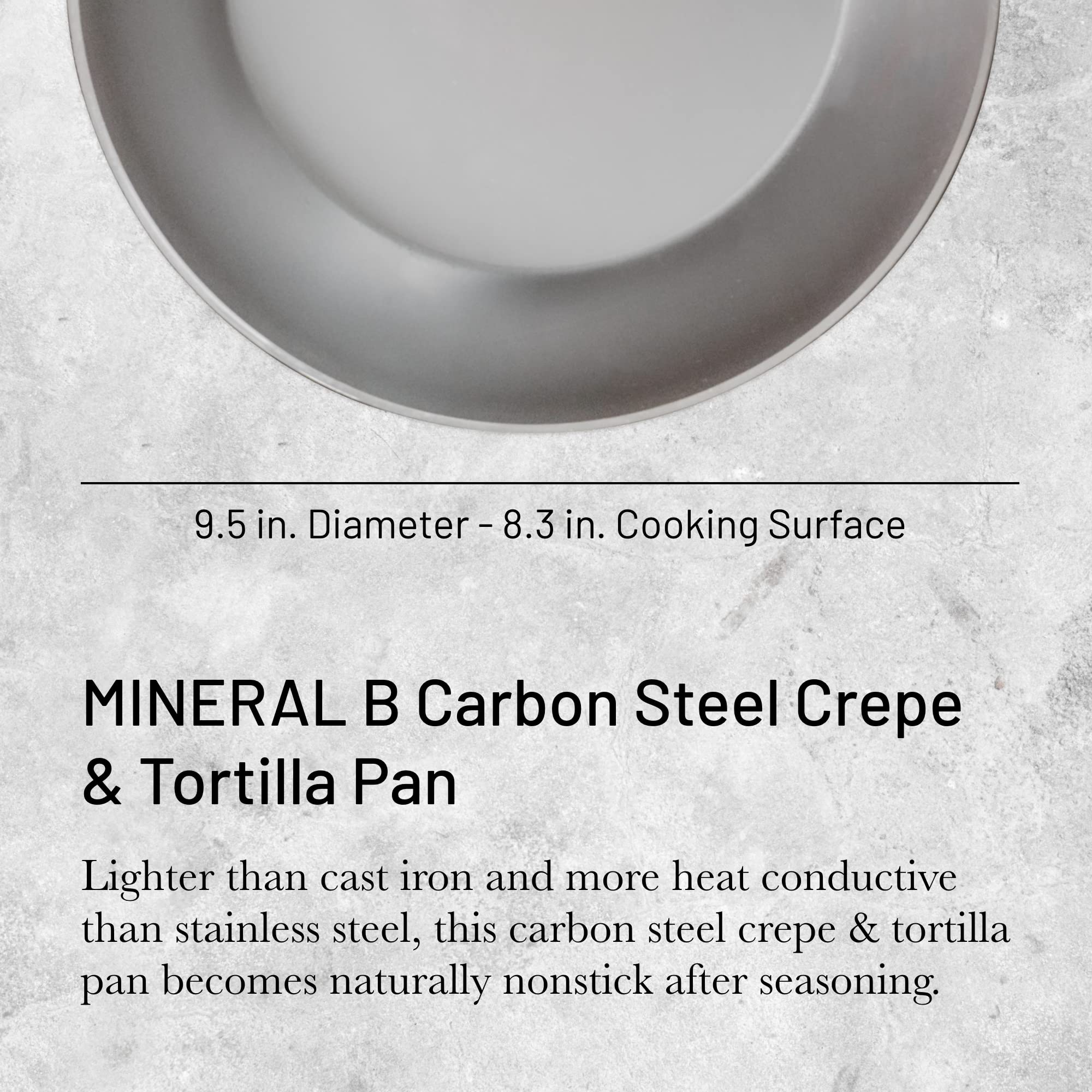 DE BUYER Mineral Crepe Pan B Element Ø 24 cm, 5615.24
