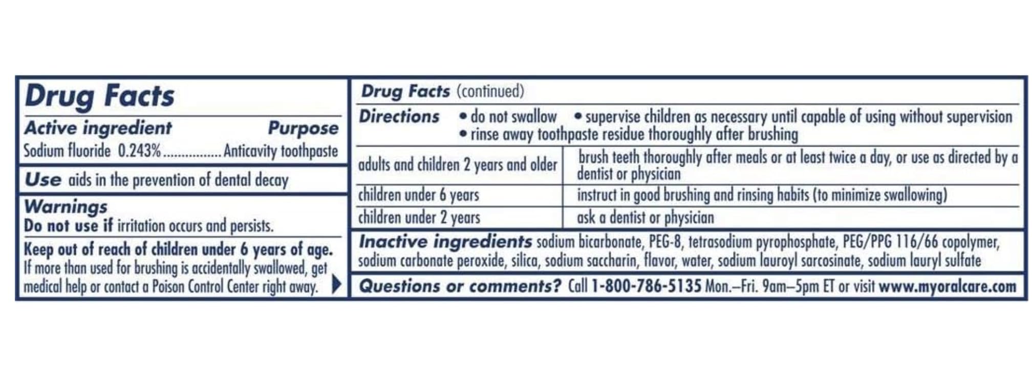 Pepsodent Complete Care Toothpaste Original Flavor 5.5 oz (Pack of 24)