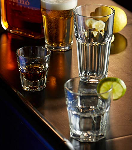 Arc Cardinal Arcoroc Fully Tempered Gotham Rocks Glass, 9-Ounce, Clear, Case of 36