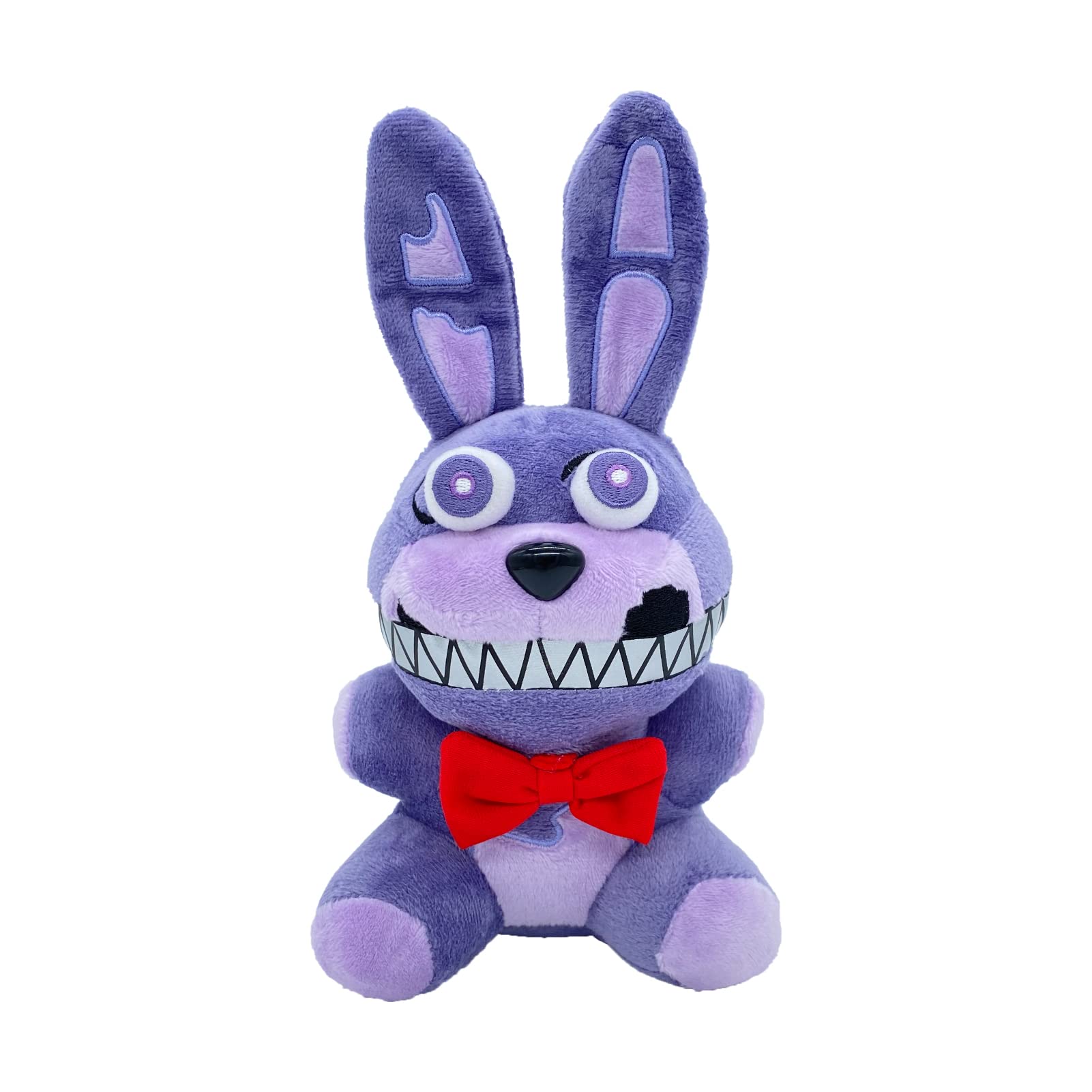 Nightmare Bonnie Plush Toy, FNAF plushies Toy, FNAF All Character Stuffed Animal Doll Children's Gift Collection,8โ(Purple Bonnie Rabbit)