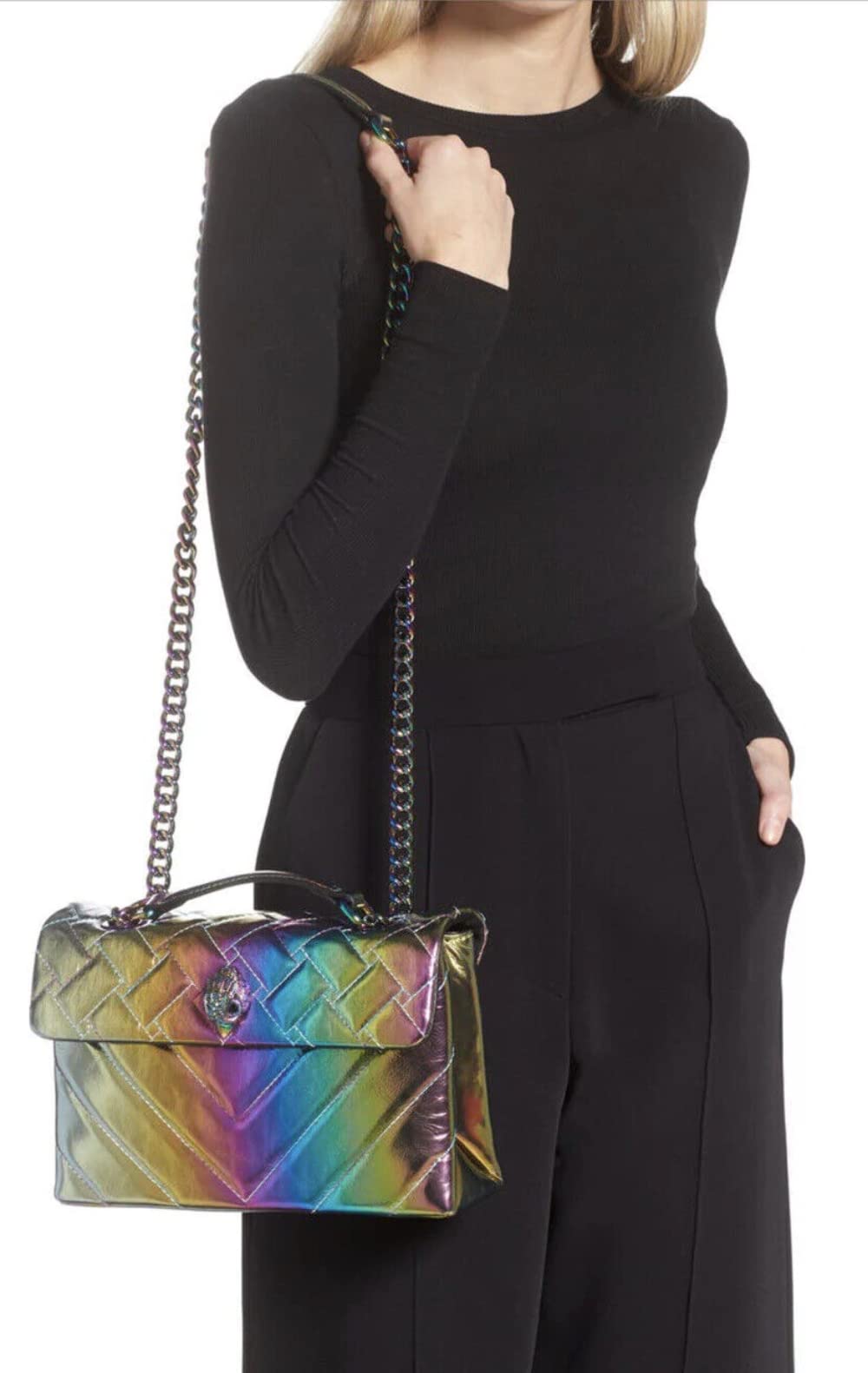 Kurt Geiger London Leather Kensington Bag Multi One Size