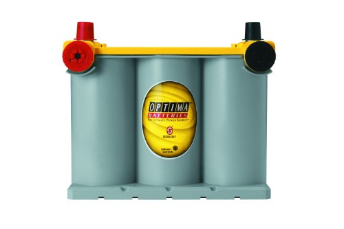 OPTIMA Batteries High Performance D75/25 YellowTop Dual Purpose Sealed AGM Car, Truck and SUV Battery, 620 CCA, Dual Terminal, Maintenance Free, Versitile Mounting