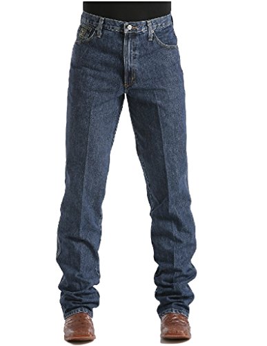 Cinch Men's Green Label Original Fit Jean, Dark Stonewash, 34W x 34L