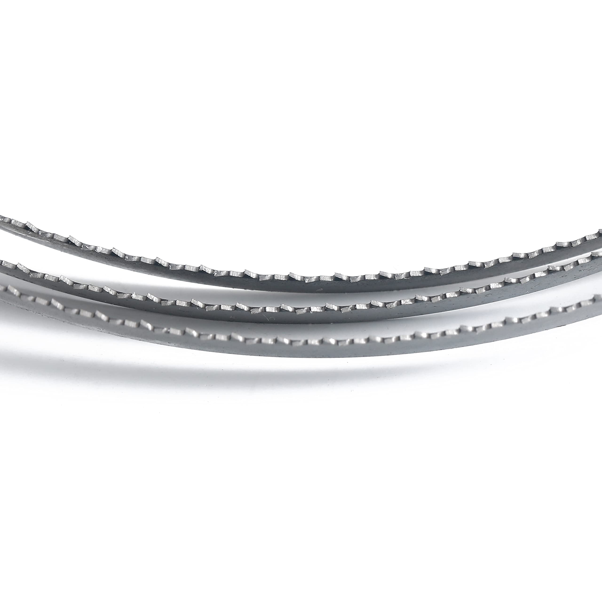 Imachinist S641212610 64-1/2" Long, 1/2" Wide, 6/10 TPI Variable Teeth Bi-Metal Band Saw Blades for Cutting Aluminum