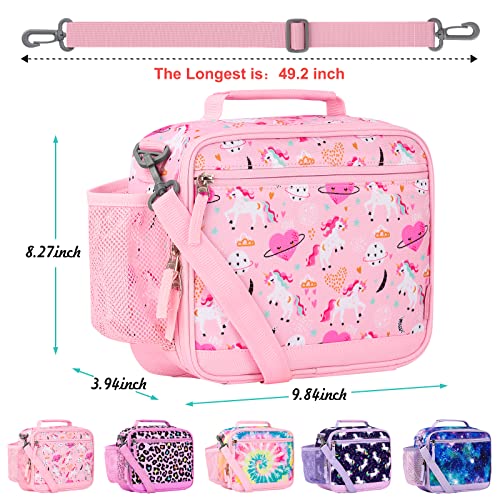 Choco Mocha 15inch Unicorn Backpack + Lunch Bag+ Pencil Bag