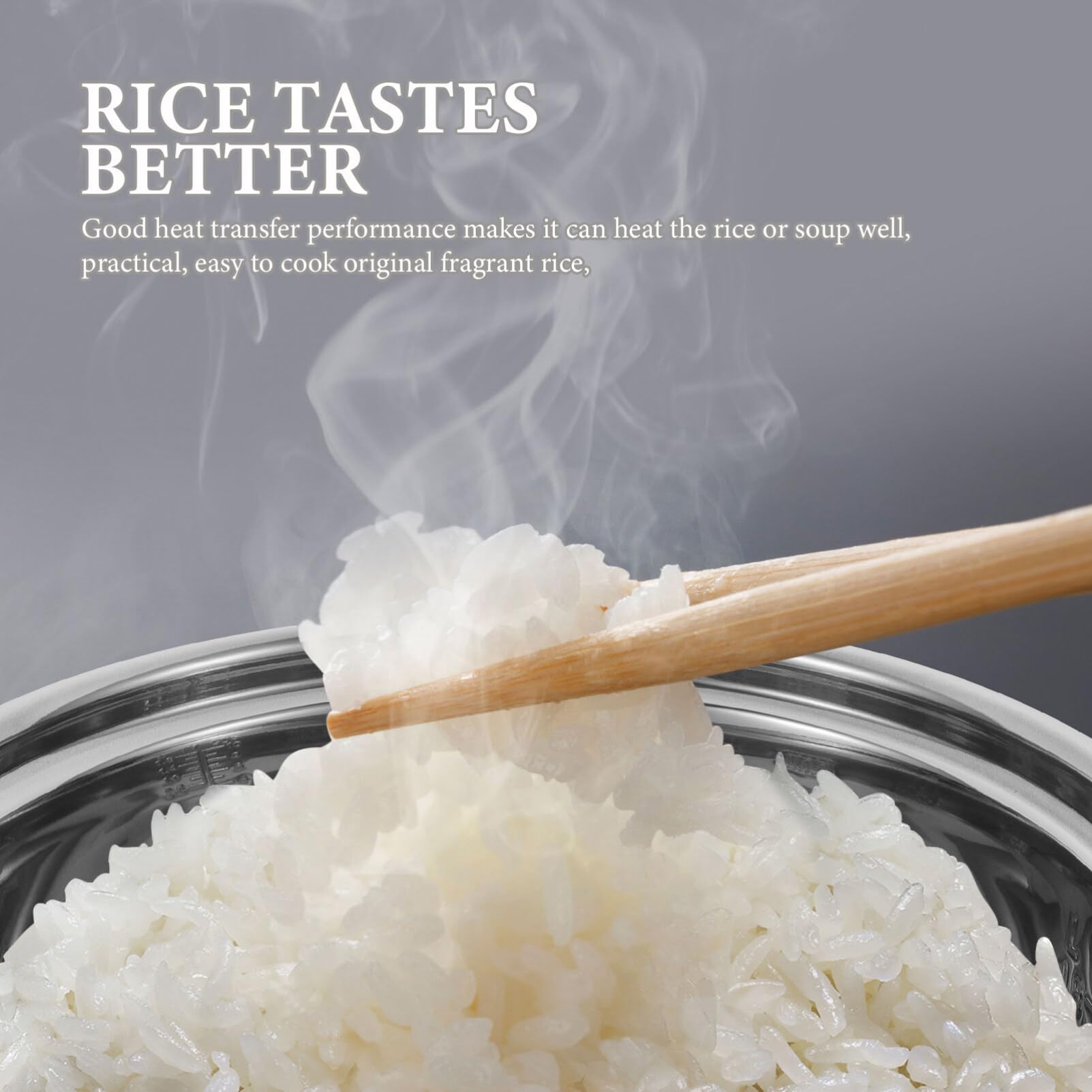 Ciieeo Rice Cooker Pot Inner Stainless Steel Inner Cooking Pot 2L Rice Cooker Inner Tank Cooker Liner Container Cooker Inner Pot Electric Pressure Cooker Pot for Kitchen