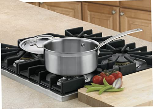 Cuisinart Saucepan with Cover, Triple Ply 2-Quart Skillet, Multiclad Pro, MCP19-18N